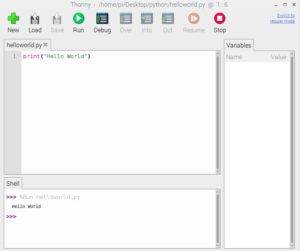 Raspbian : Commencer à programmer avec Python - Raspberry Pi France